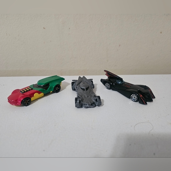 Hot Wheels | Toys | Hot Wheels Dc Batman And Robin Vehicles Set Of 3 ...